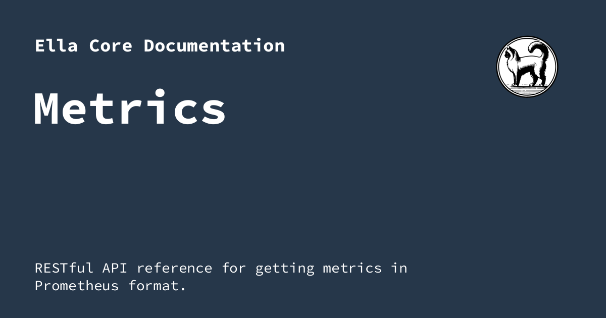 Metrics - Ella Core Documentation